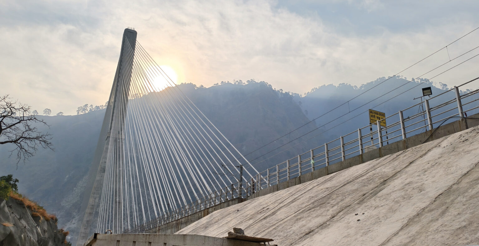 Anji Bridge — India’s First Cable-Stayed Railway Bridge Connects ...