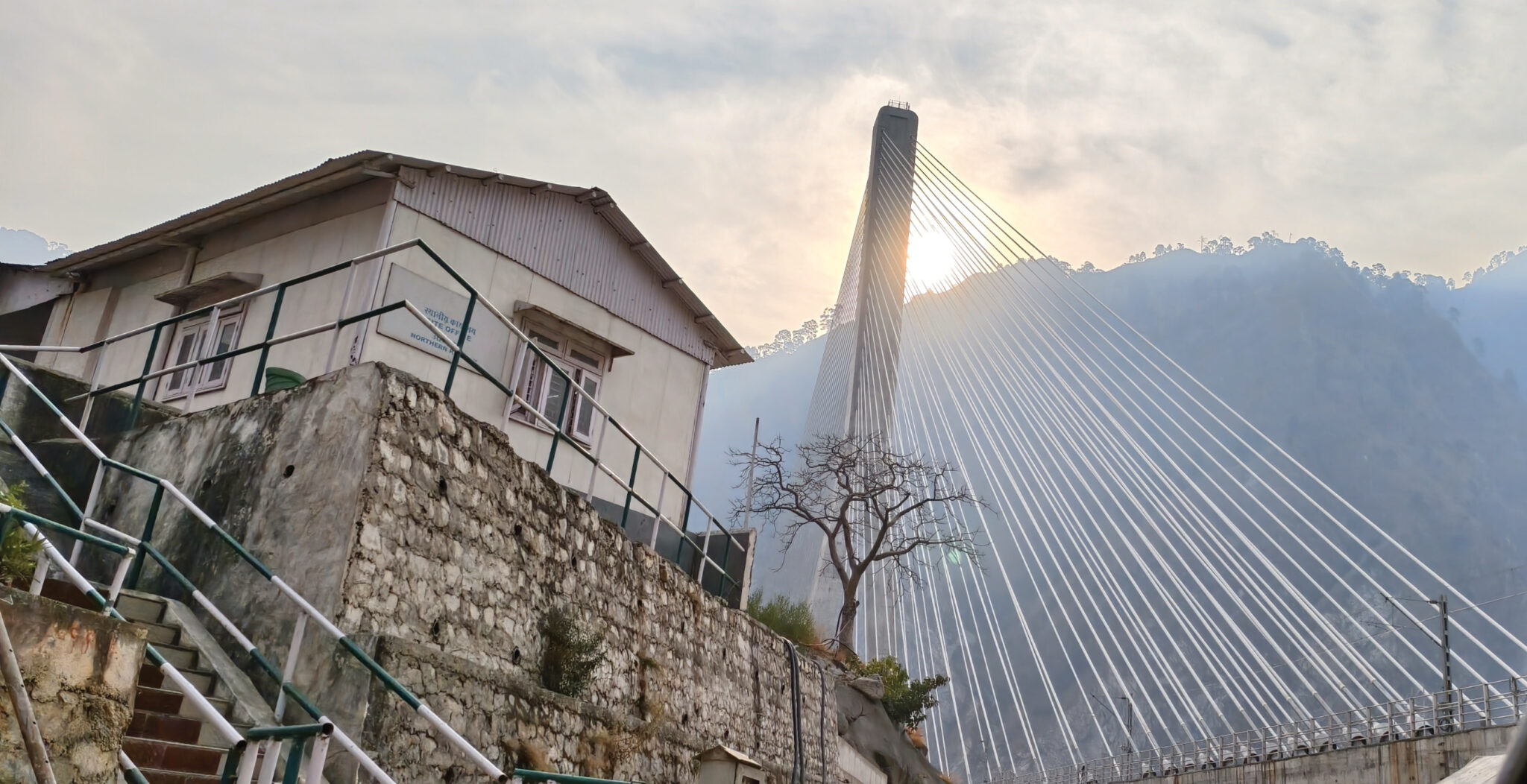 Anji Bridge — India’s First Cable-Stayed Railway Bridge Connects ...