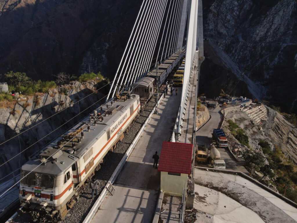 Anji Bridge — India’s First Cable-Stayed Railway Bridge Connects ...