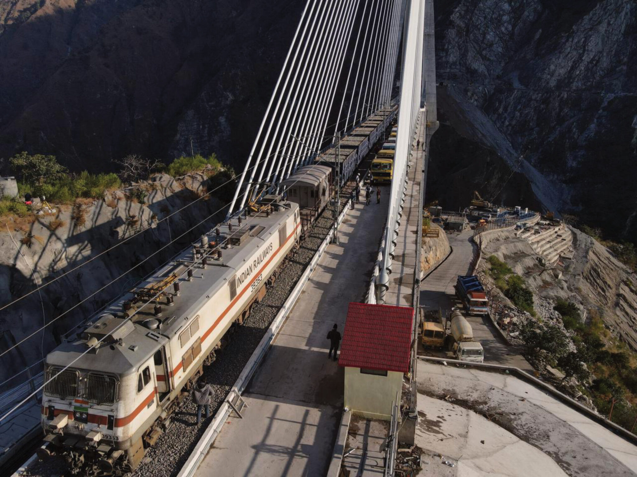 Anji Bridge — India’s First Cable-Stayed Railway Bridge Connects ...