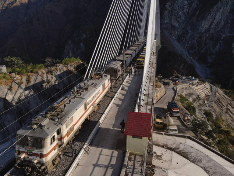 Anji Bridge — India’s First Cable-Stayed Railway Bridge Connects ...
