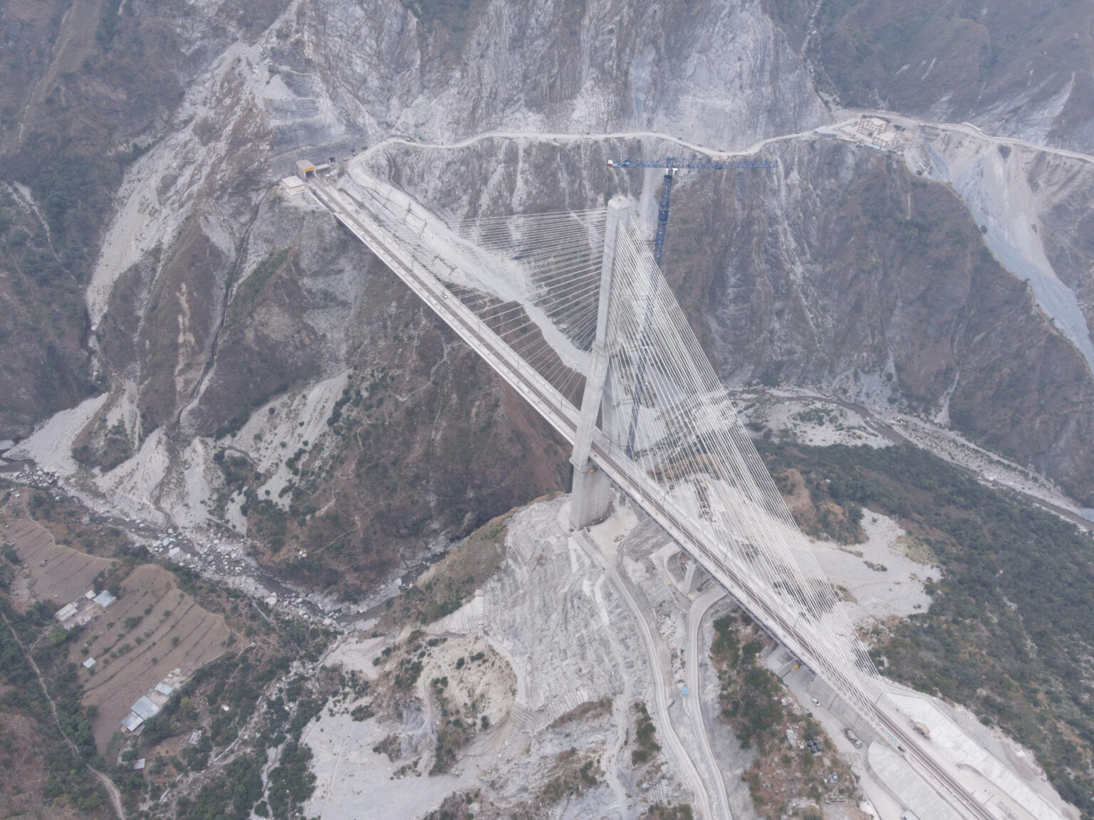 Anji Bridge — India’s First Cable-Stayed Railway Bridge Connects ...