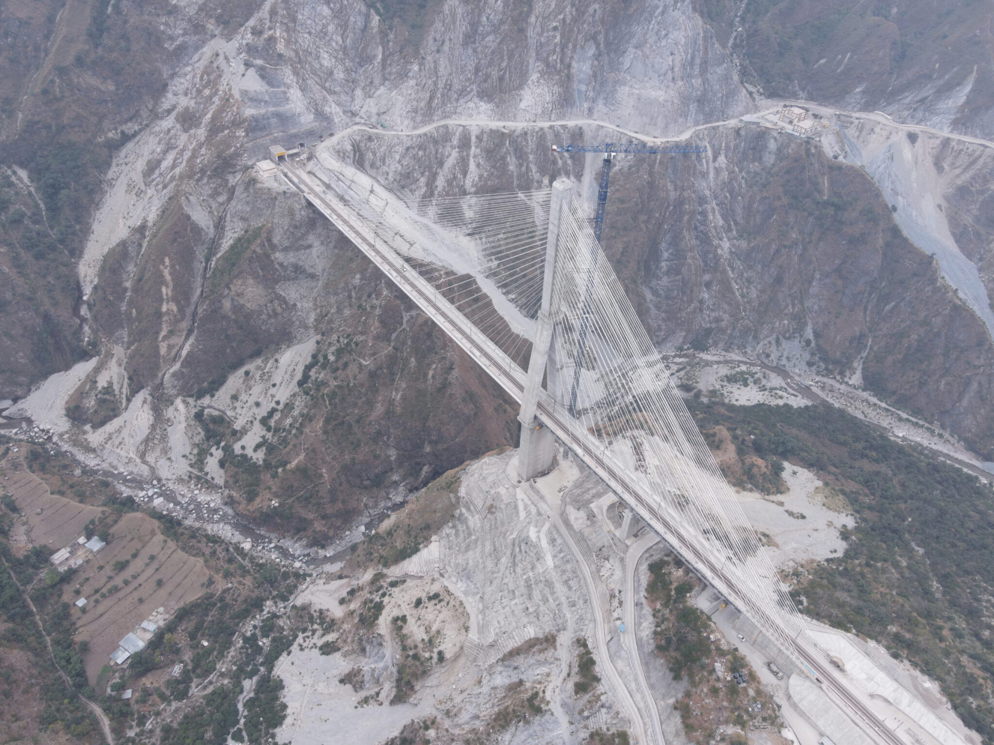 Anji Bridge — India’s First Cable-Stayed Railway Bridge Connects ...