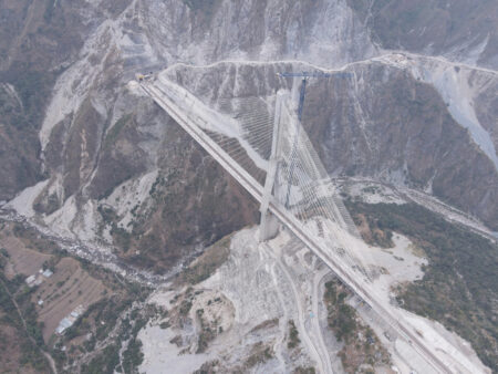 Anji Bridge — India’s First Cable-Stayed Railway Bridge Connects ...