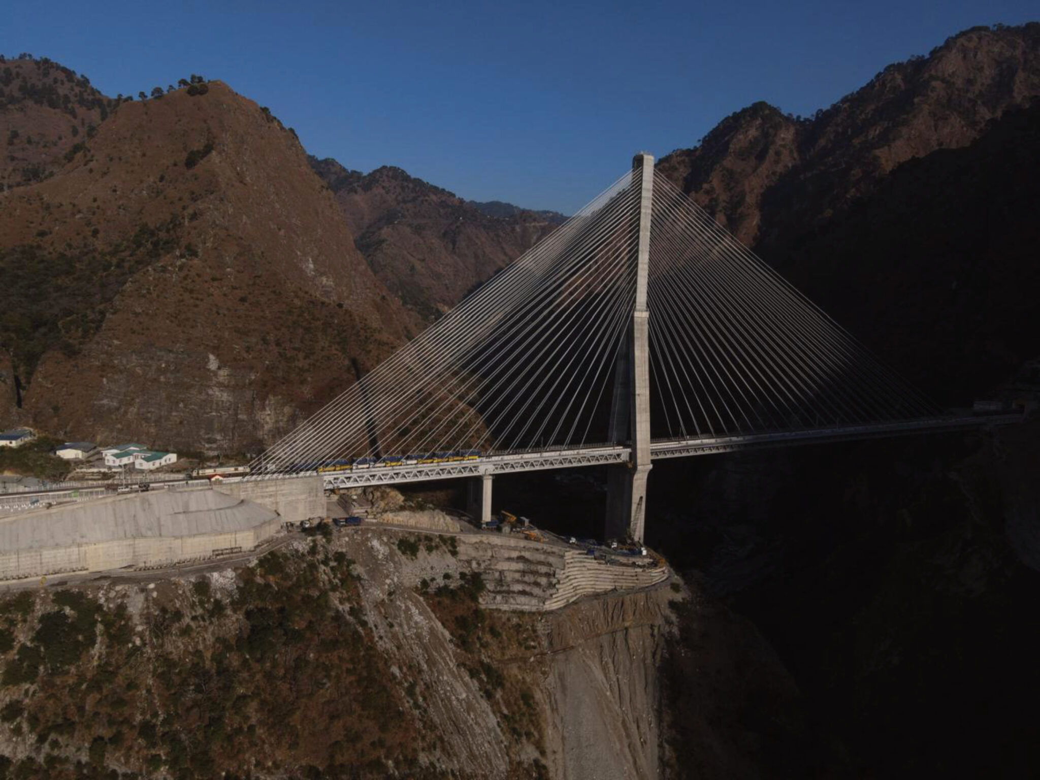 Anji Bridge — India’s First Cable-Stayed Railway Bridge Connects ...